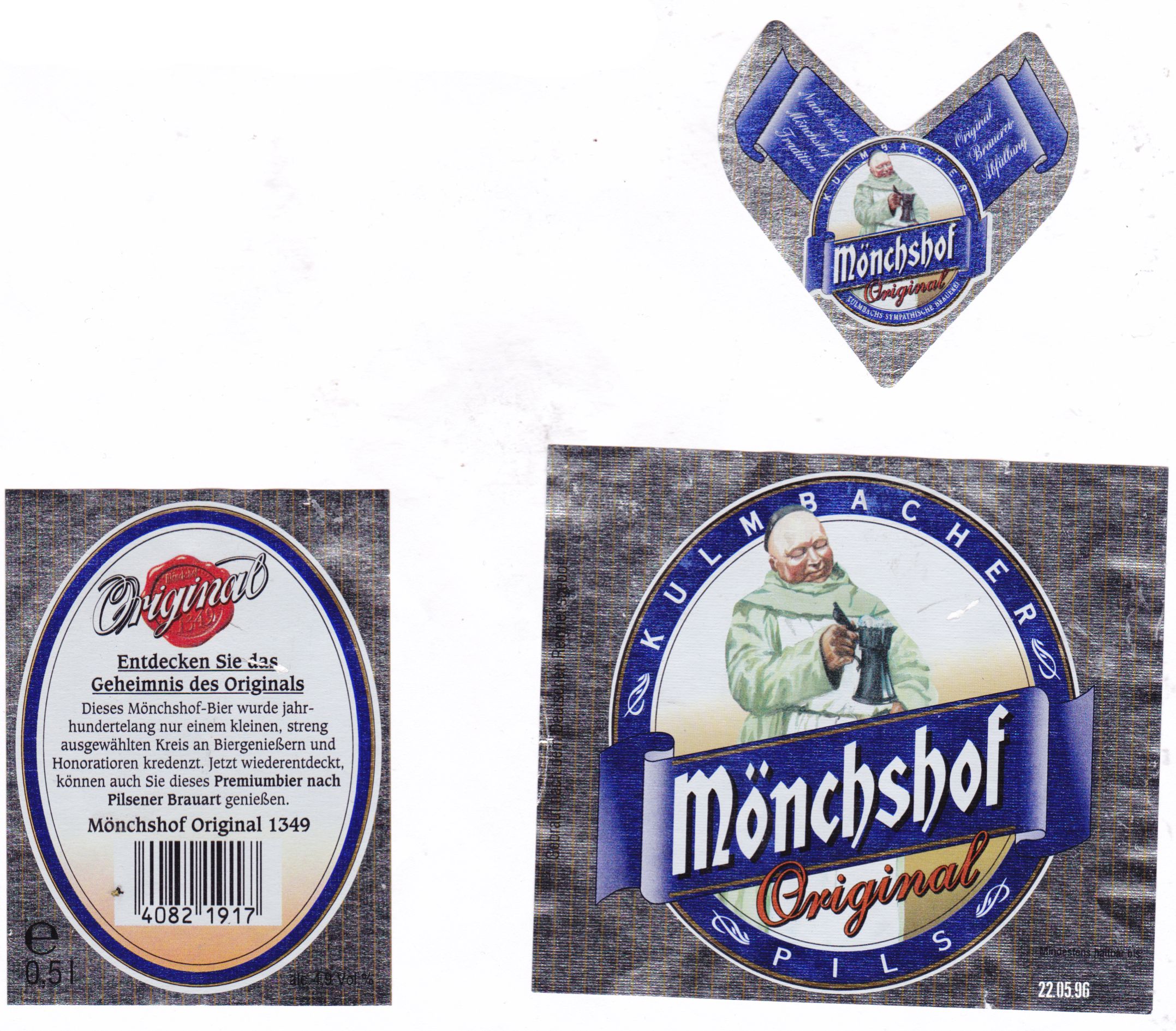 Mönchshof (Kulmbacher AG)/Kulmbach: Original Pils (Nr. 1297) – Bier-Scout
