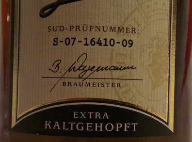Brauerei Tucher/Fürth: Nürnberger Pils (Nr. 1146) – Bier-Scout