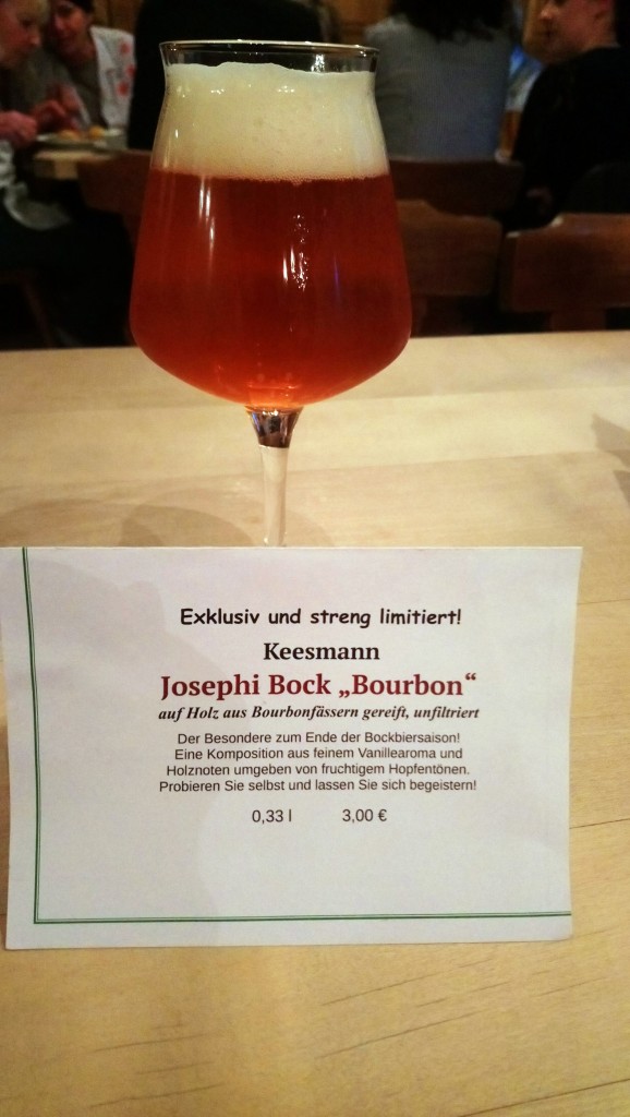 Brauerei Keesmann/Bamberg: Josephi Bock Bourbon (Nr. 2074) – Bier-Scout